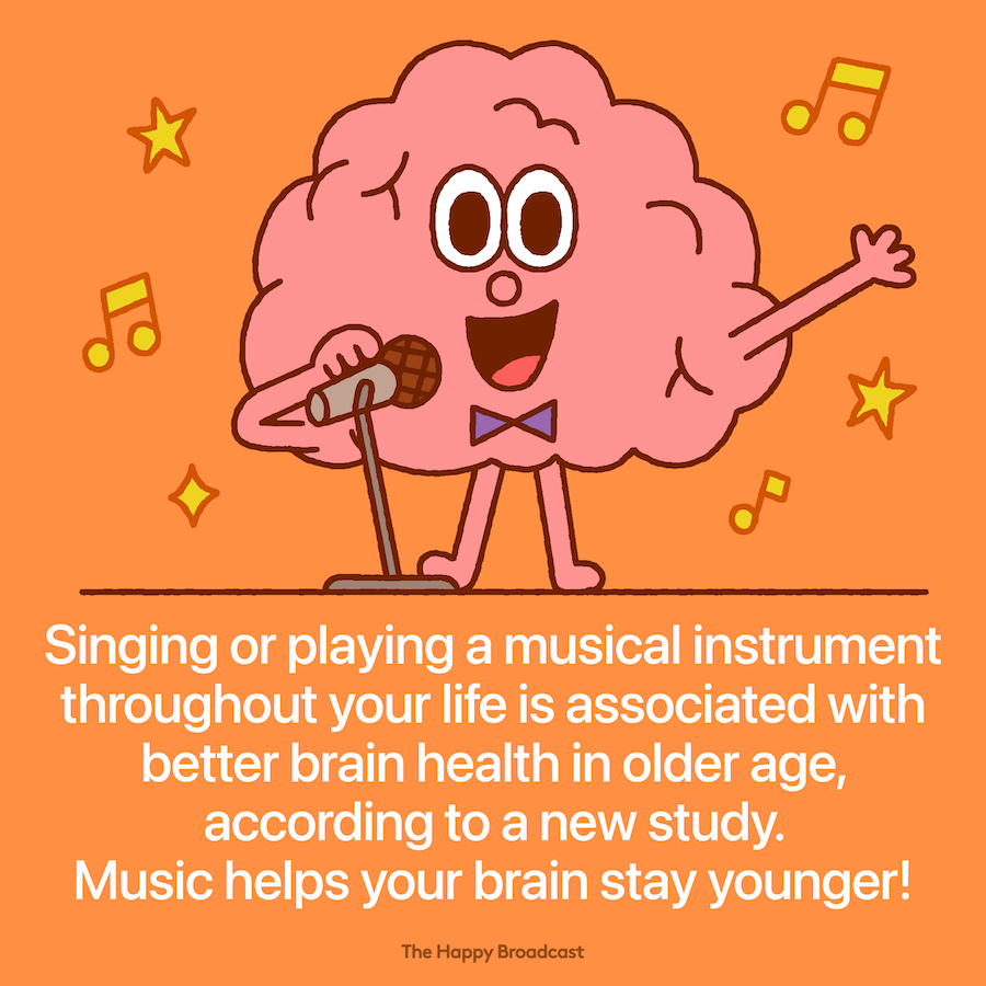 Singing or playing music is linked to having better brain health - The ...