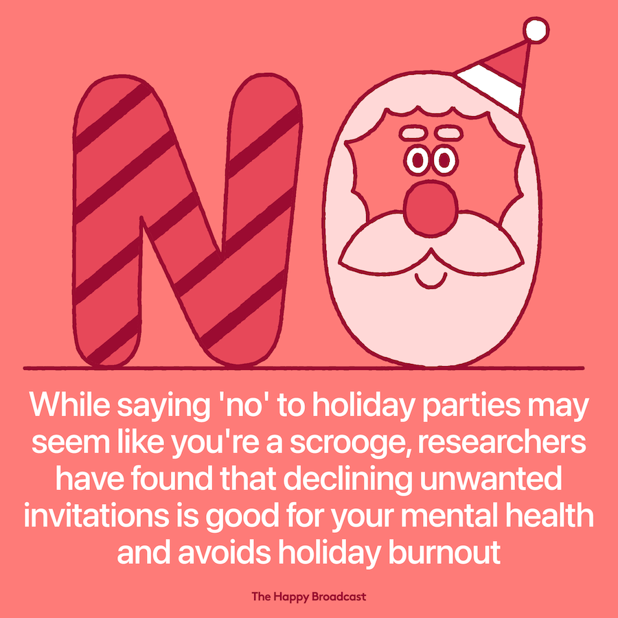 Say no to unwanted holiday parties benefits your mental health - The ...