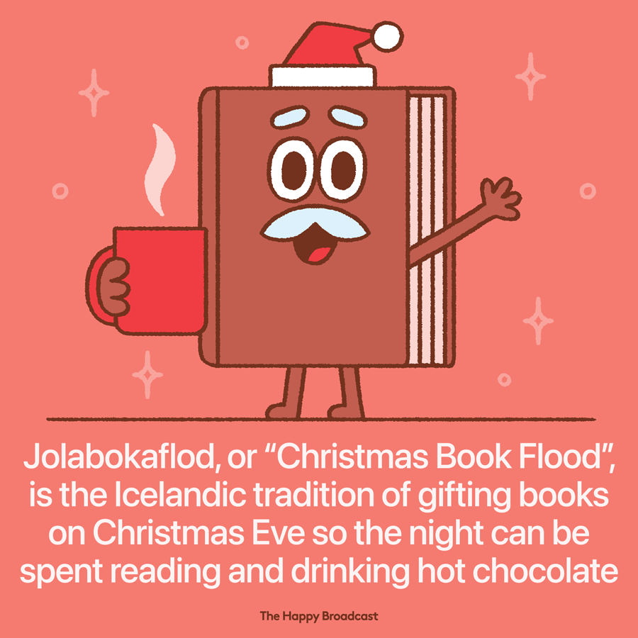 Jolabokaflod is the Icelandic ‘book flood’ tradition - The Happy Broadcast