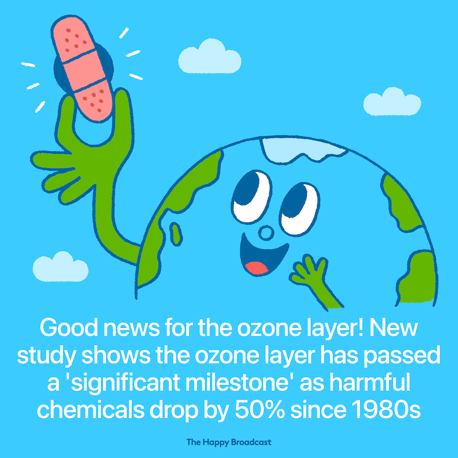 Ozone layer hits a significant milestone - The Happy Broadcast