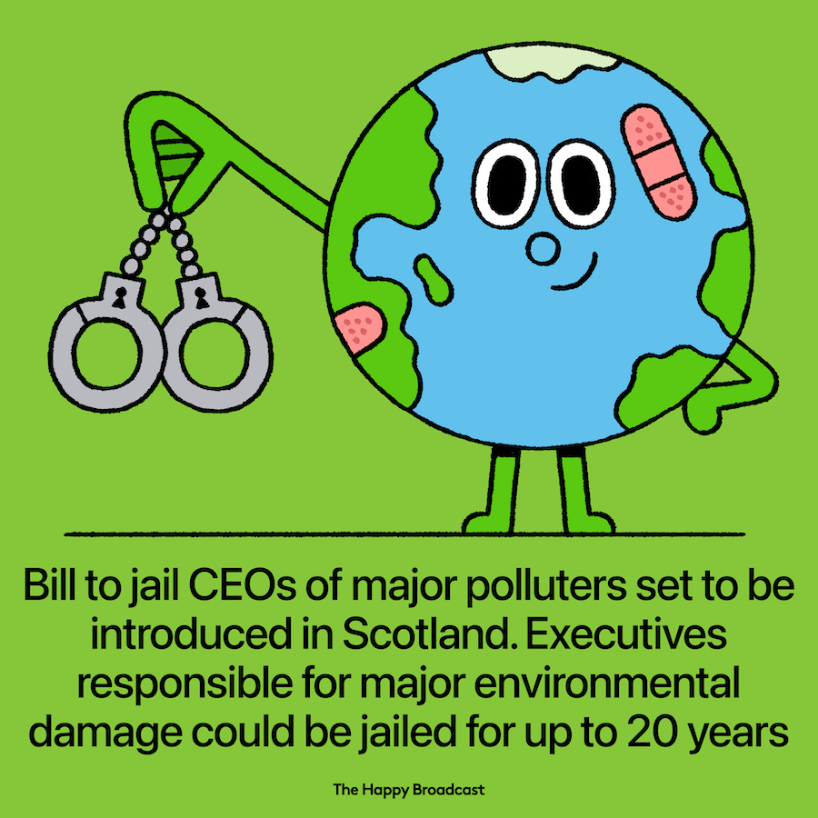 Scotland Moves Forward with Ecocide Bill- The Happy Broadcast