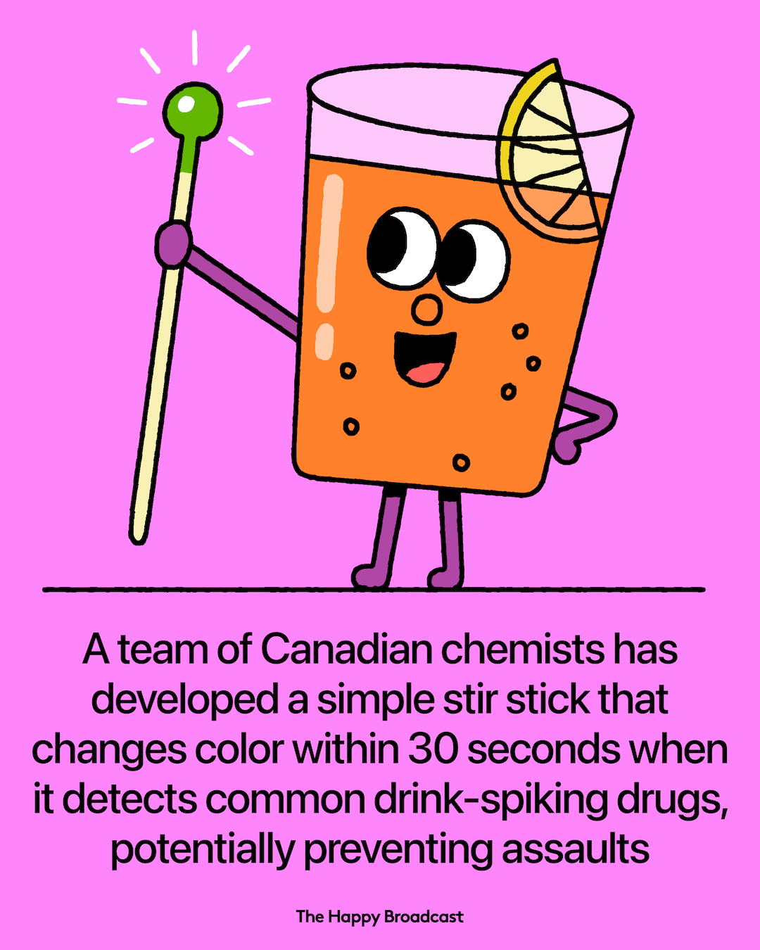 Chemists Develop Stir Stick To Detect If Drinks Are Spiked - The Happy ...