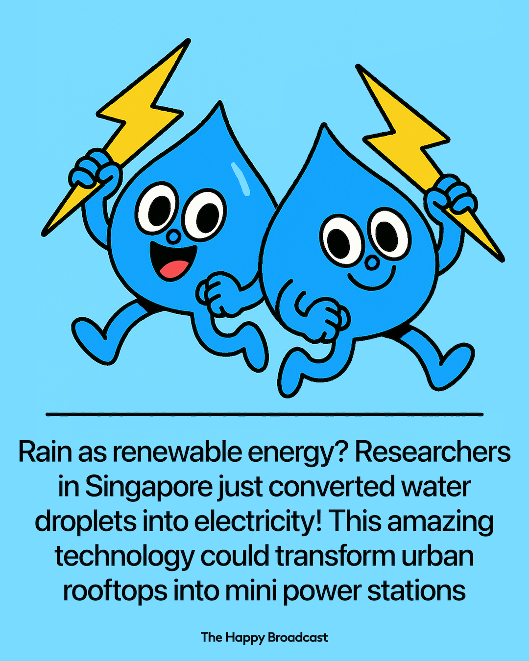 Scientists Develop Method to Generate Electricity from Rain - The Happy ...
